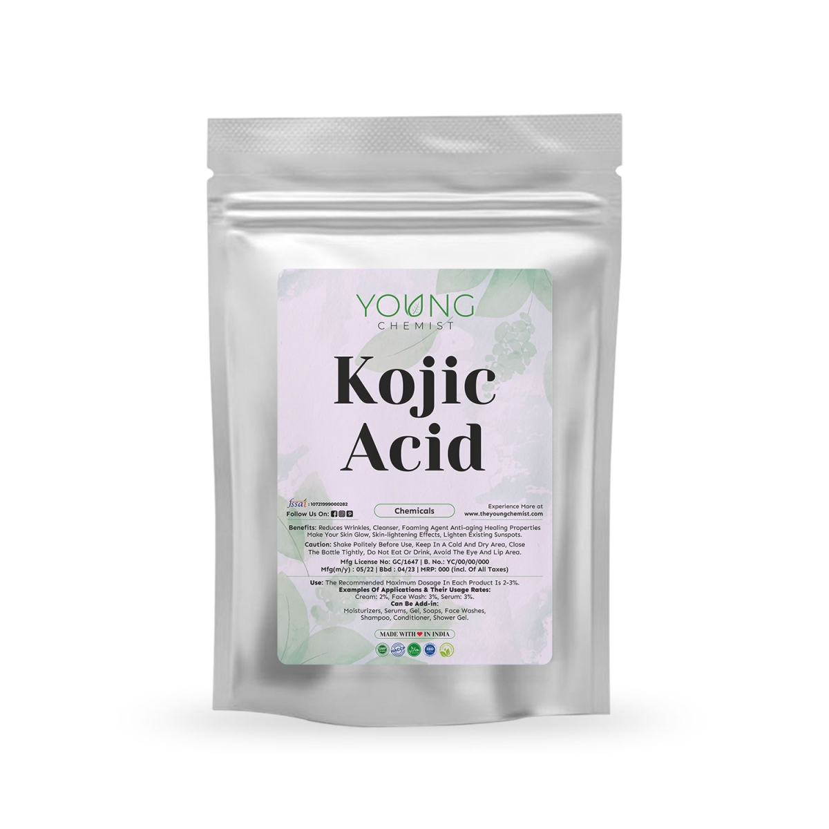 Kojic acid - benefits and price - theyoungchemist